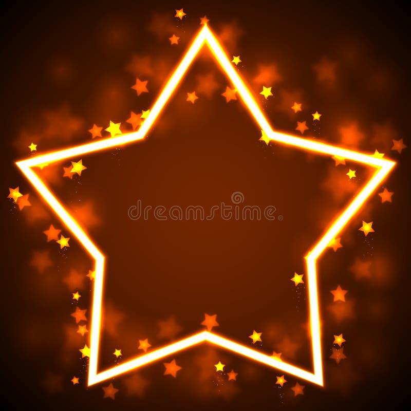 Star Frame Border stock vector. Illustration of texture - 91603515