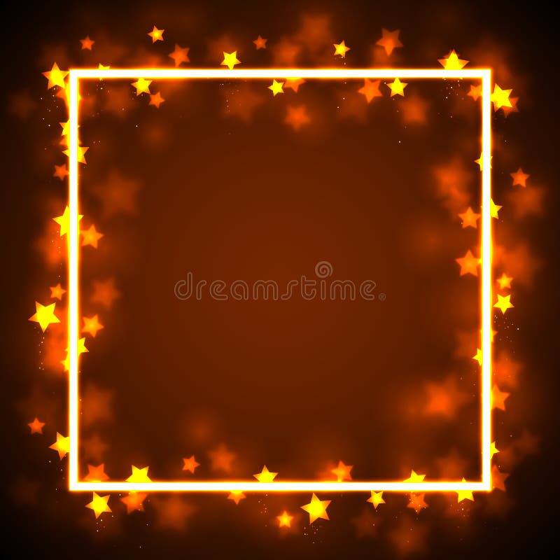 Star Frame Border stock vector. Illustration of modern - 91187939