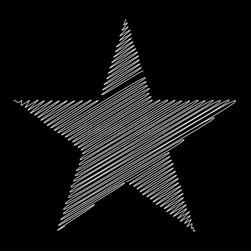 Star Freehand Drawing, Handdrawn Scribble, Doodle, Sketch Shape Stock ...