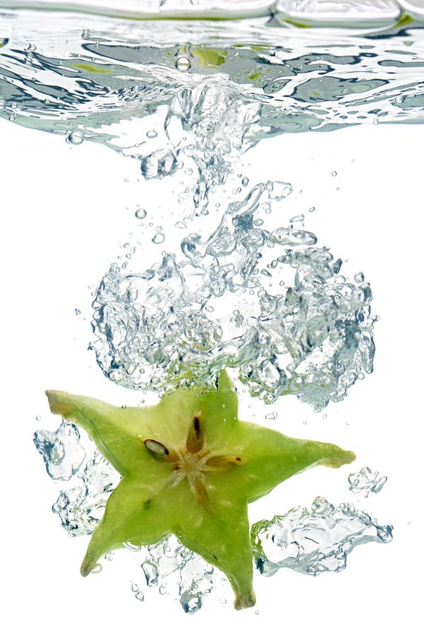 Star Fruit in water stock photo. Image of star, refreshing - 6382824