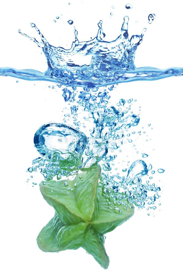 Star Fruit in water stock image. Image of water, nature - 7473971