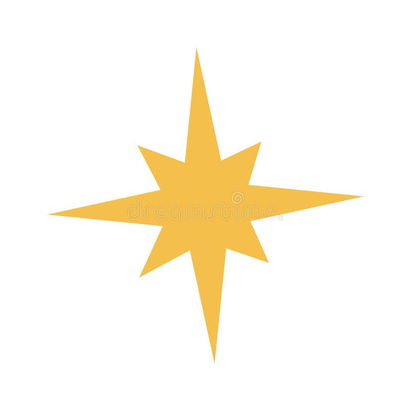Star Geometric Element stock vector. Illustration of minimal - 277341306