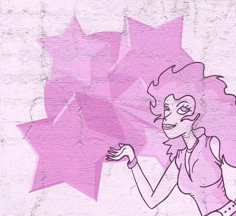 Star girl stock illustration. Illustration of garment - 81402593