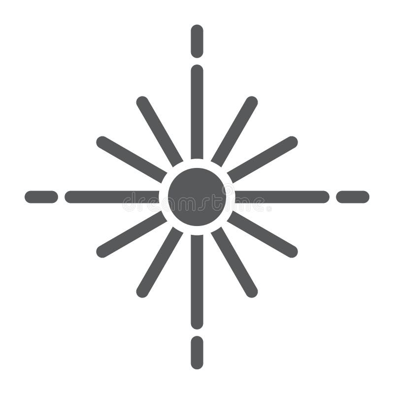 Star Glyph Icon, Space and Galaxy, Glitter Star Sign, Vector Graphics ...