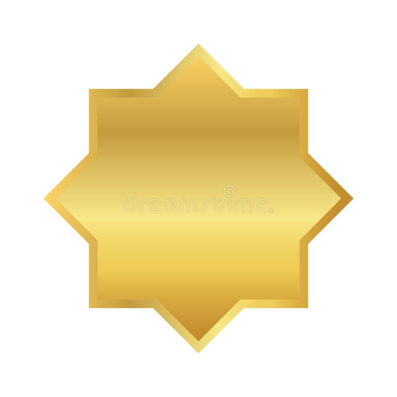 Star Gold, Star Golden Icon, Star Sign Stock Vector - Illustration of ...