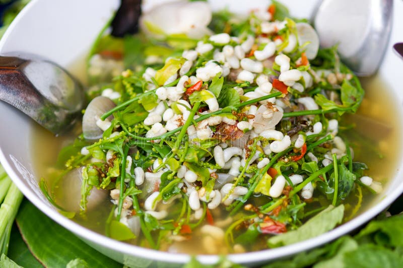 Star Gooseberry and Red Ant Eggs Curry Stock Photo - Image of bowl ...