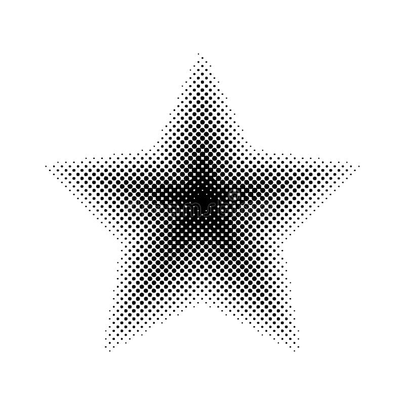Halftone star design stock vector. Illustration of decoration - 6601422