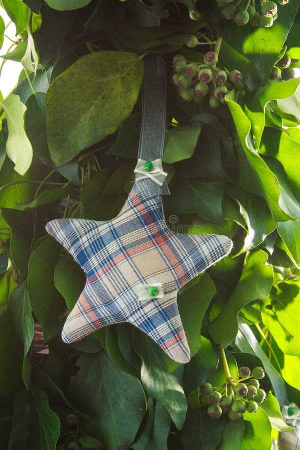 Star handmade toy stock photo. Image of fabric, ornament - 46293652