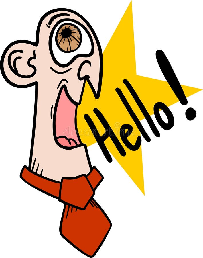 Star hello stock vector. Illustration of meet, hugging - 36740994