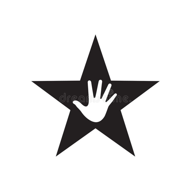 Human Hand - Vector Logo Template Concept Illustration. Creative Sign ...