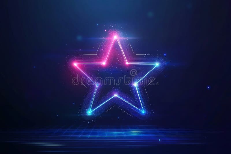 Star Icon. Artificial Intelligence Star Logo Generation Chat Symbol ...