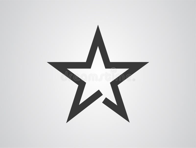 Star Vector Icon Sign Symbol Stock Vector - Illustration of insignia ...