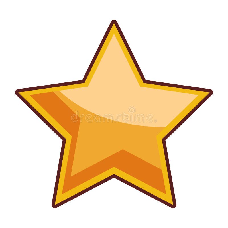 Cartoon Star Cluster Flower Ornament Stock Vector - Illustration of ...