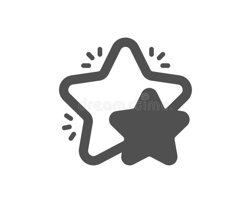 Star Icon. Feedback Rating Sign. Vector Stock Vector - Illustration of ...