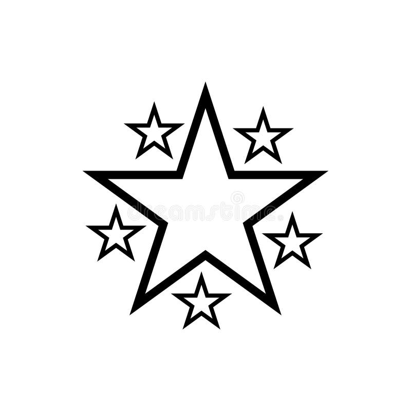 Star Icon Flat Vector Template Design Trendy Stock Vector ...