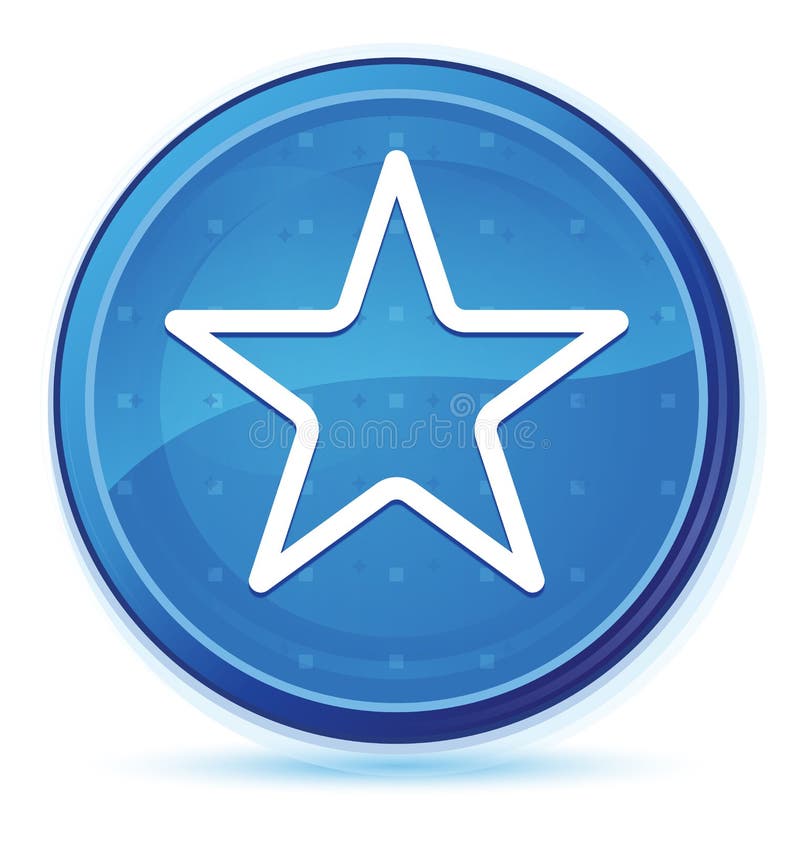 Star Icon Prime Blue Round Button Stock Illustrations – 23 Star Icon ...