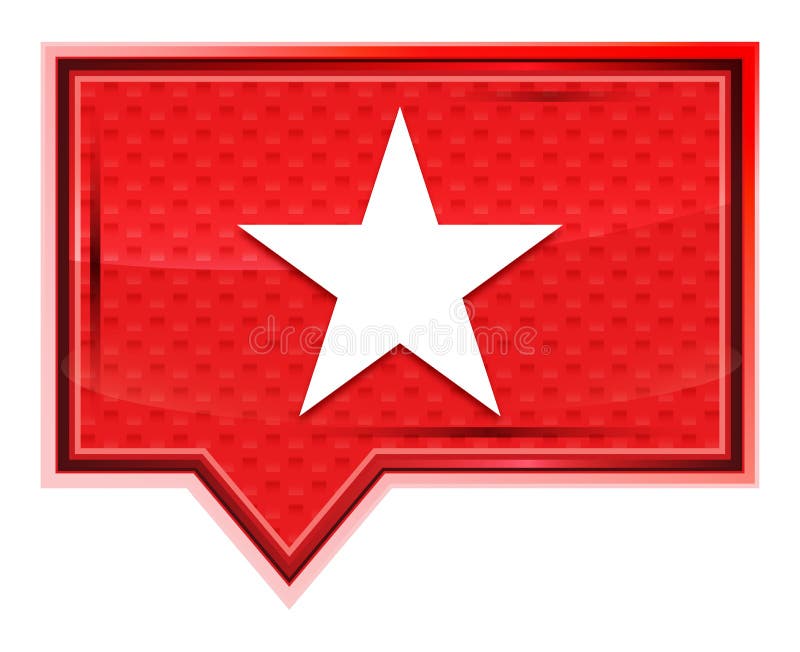 Star Icon Misty Rose Pink Banner Button Stock Illustration ...