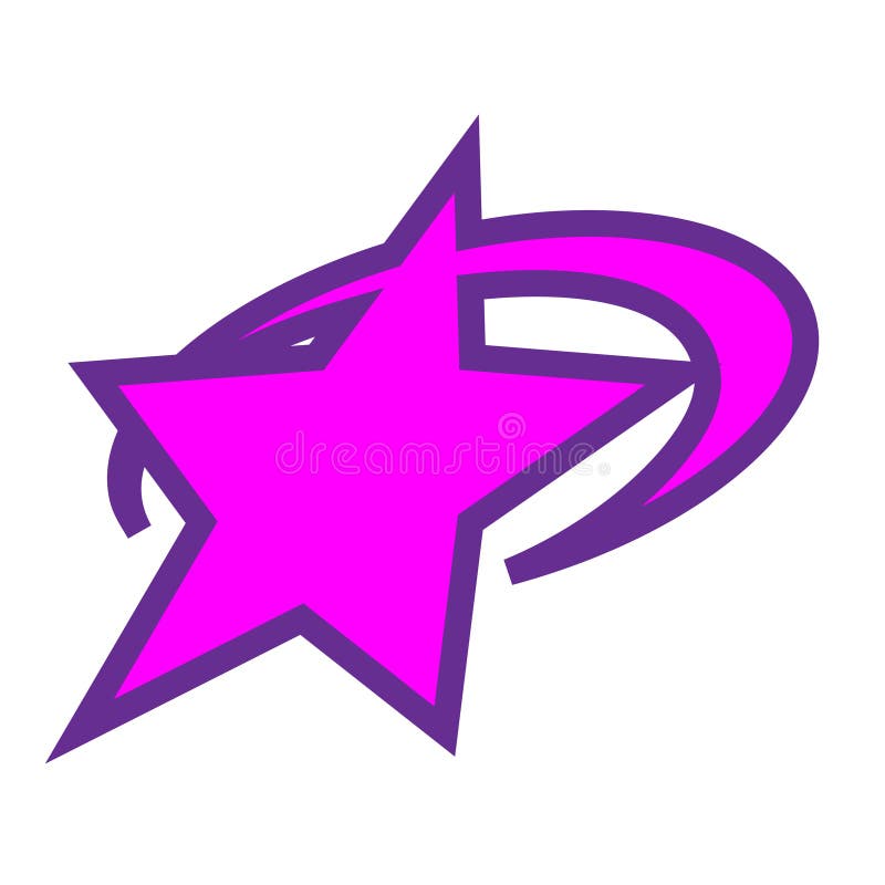 Star Icon. Pink Star Vector Stock Illustration - Illustration of ...
