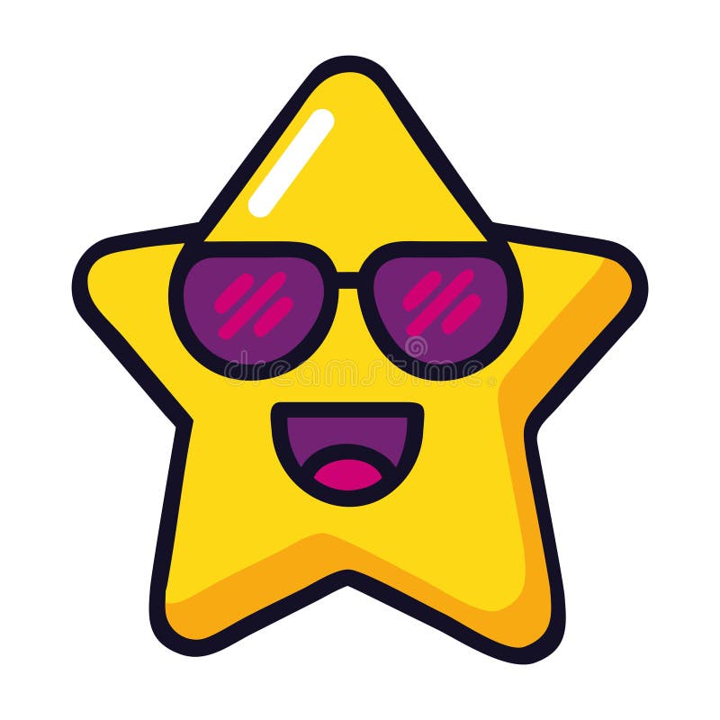 Rock and roll star icon stock vector. Illustration of symbol - 361313926