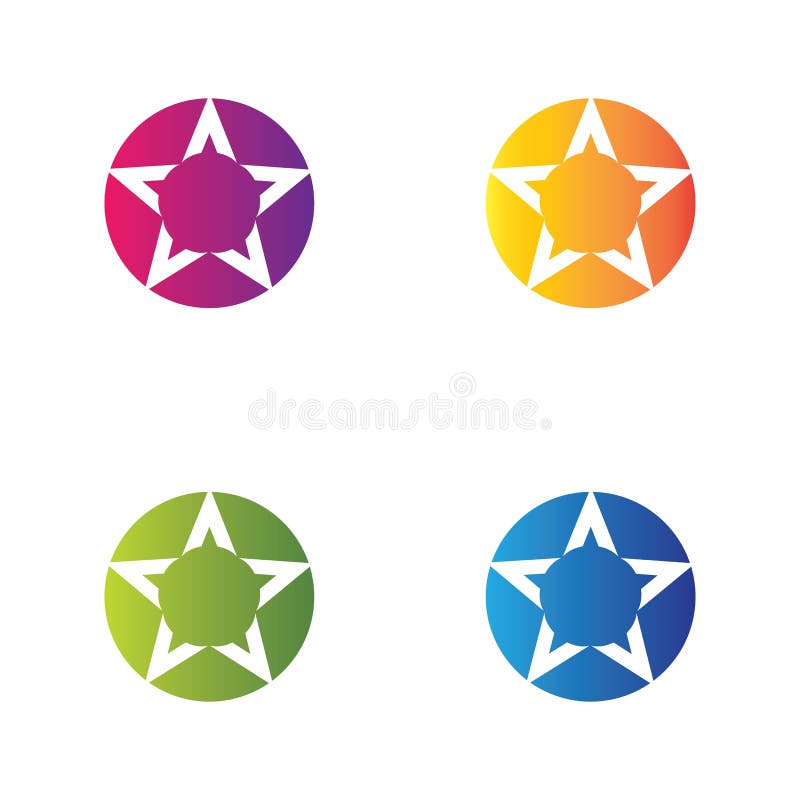 Star icon set stock vector. Illustration of gold, rank - 236720845