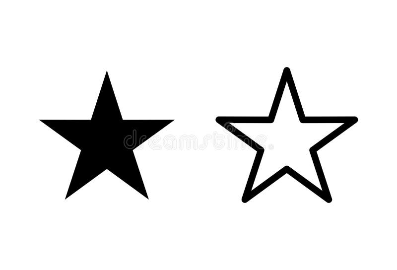 Star Icon . Rating Icon Vector. Favourite Star Icon Stock Vector ...