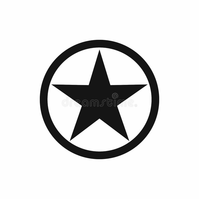 Star icon, simple style stock vector. Illustration of symbol - 78679899