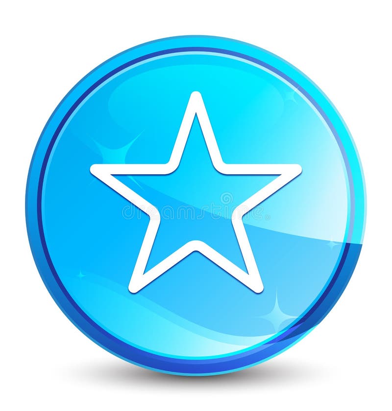 Star Icon Green Square Button Stock Illustration - Illustration of ...