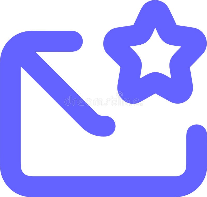 Star Icon Symbol Vector Image Illustration Stock Illustration ...