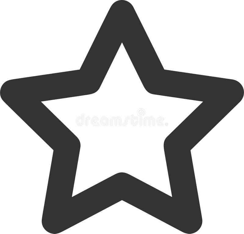 Star Icon Symbol Vector Image Illustration Stock Illustration ...