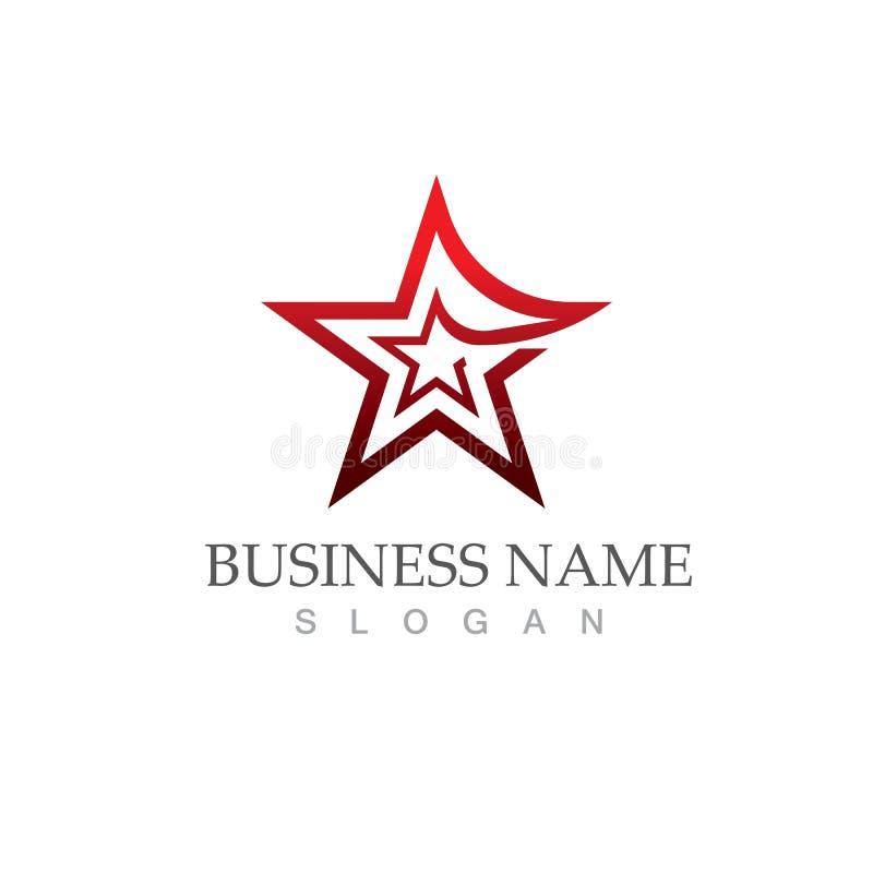 Star Icon Template Vector Illustration Stock Vector - Illustration of ...