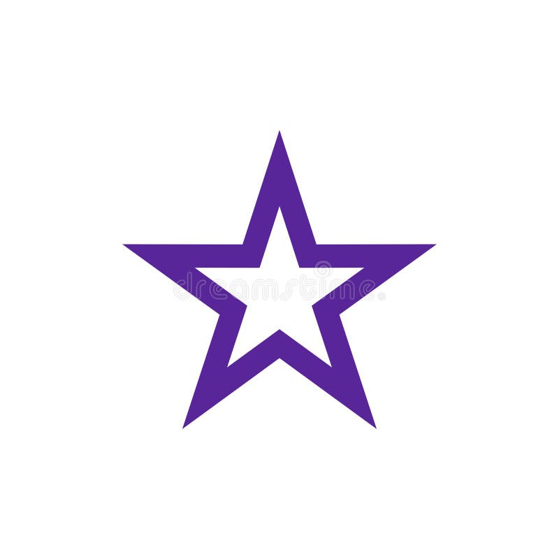Decorative Star Icon Trendy Vector Template Illustration Logo Design ...