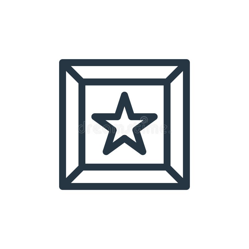 Star Icon Vector from Designing Concept. Thin Line Illustration of Star ...