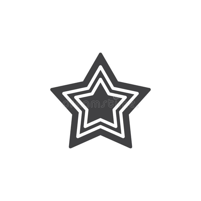 Star Icon Vector, Filled Flat Sign, Solid Pictogram Isolated on Stock ...