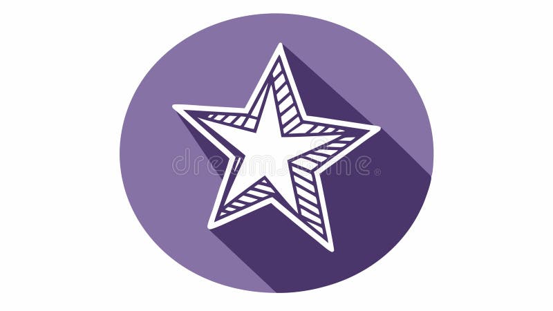 Star Icon Vector Outline, Five Point Star Symbol in 3D Style, Vector ...