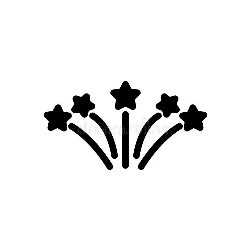 Star Vector Glyph Flat Icon Stock Vector - Illustration of shape ...