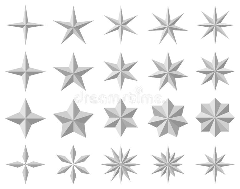 Seven Pointed Star Shape Vector Stock Illustrations – 147 Seven Pointed ...