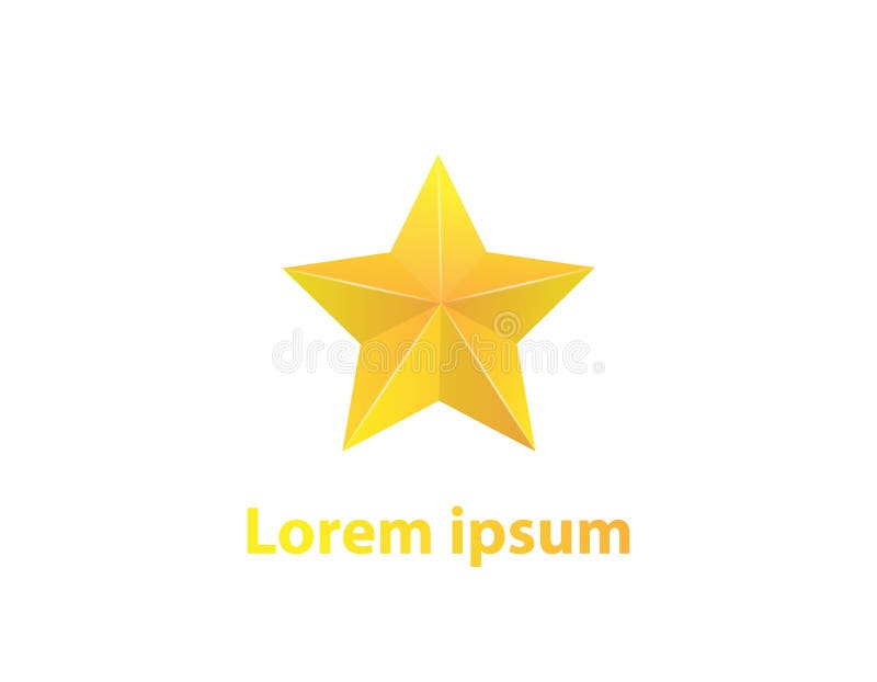 Star Idol Design Gold Vector Stock Illustration - Illustration of ...