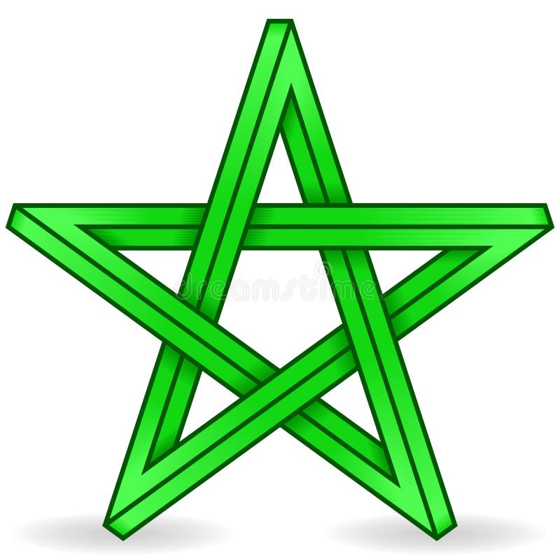 Star Illustration with 3d Geometry Stock Vector - Illustration of ...