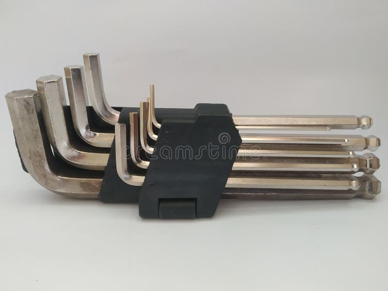 Key Opening Bolt Made of Silver Steel Iron Stock Image - Image of steel ...