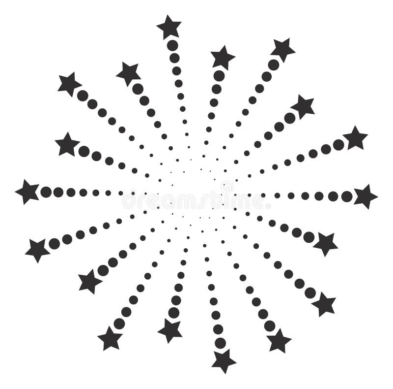 Firework Icon. Black Sparks Stock Vector - Illustration of abstract ...