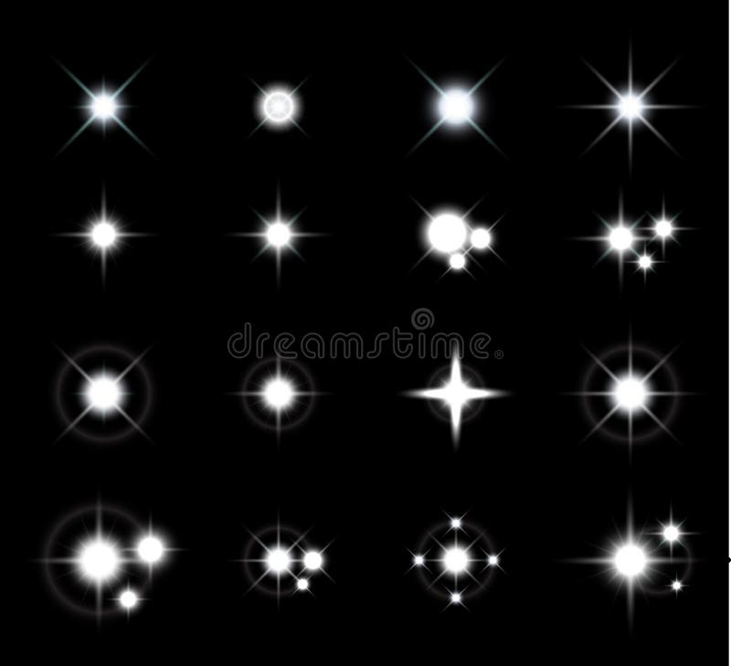 Star light vector sets stock vector. Illustration of star - 60004444