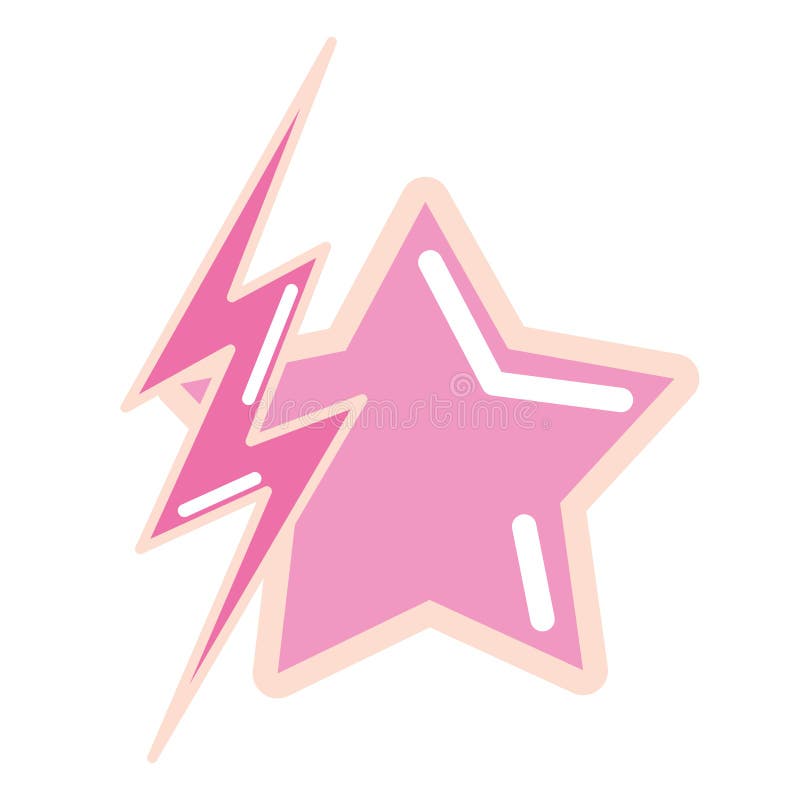 Star Lightning Power Logo Design Stock Vector - Illustration of ...