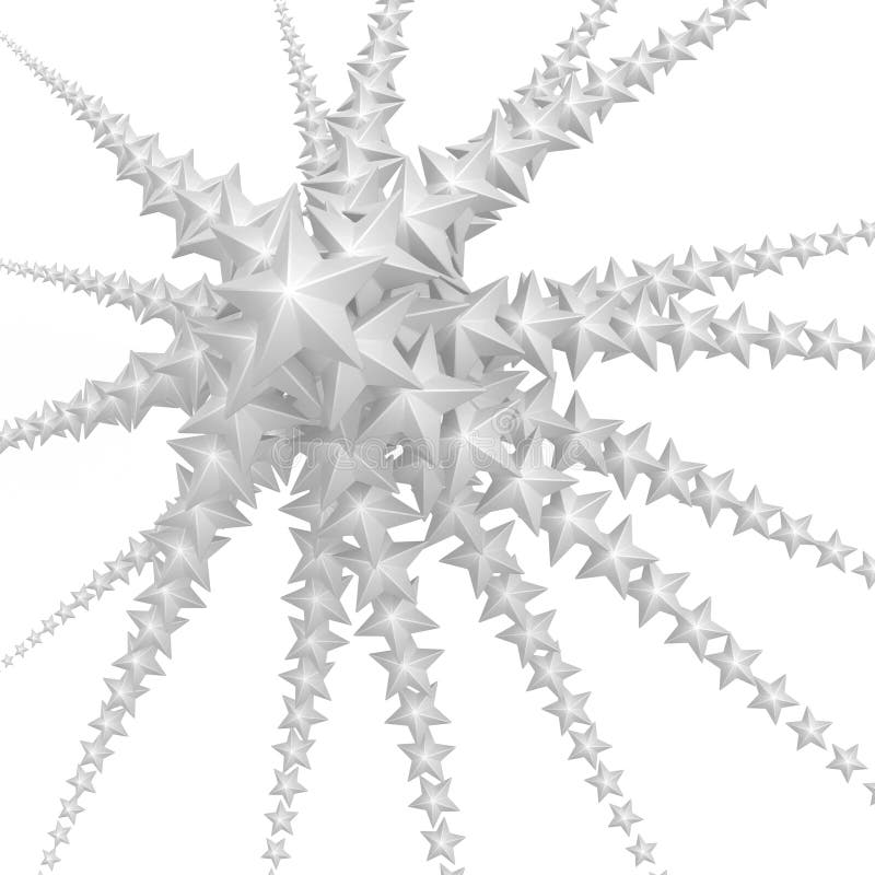 Star Line Focus White stock illustration. Illustration of bunch - 12144677