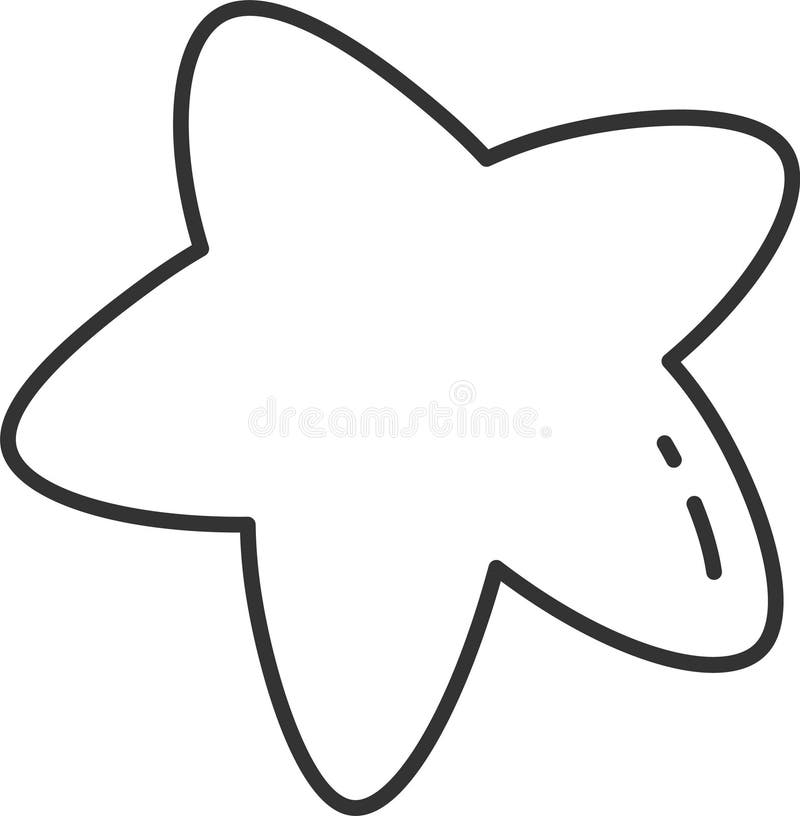 Star Lined Doodle stock vector. Illustration of abstract - 292246161