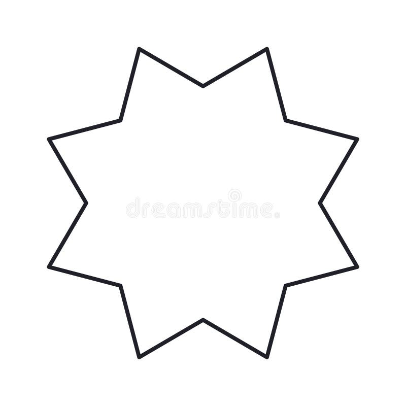 Star Lined Element stock vector. Illustration of collection - 277341565