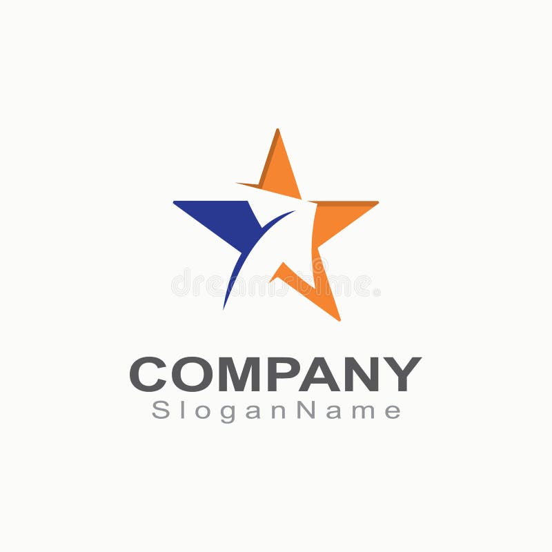 Logistic Star Logo for Express Business and Delivery Company Template ...