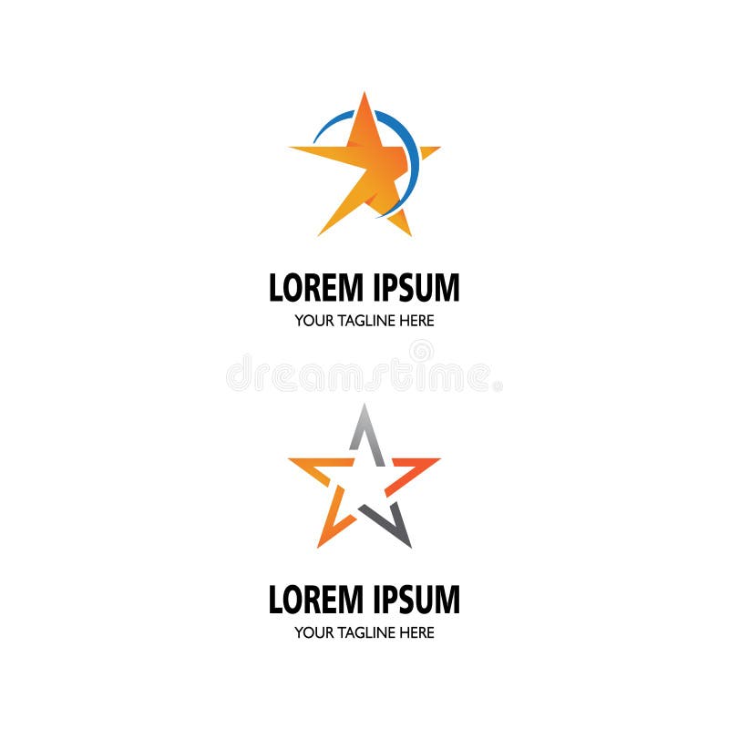 Star Logo Design / Emblem Logo Design Inspiration Stock Vector ...