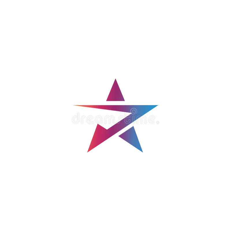 Star Logo Simple Symbol for Textile Star Icon Modern Corporate ...