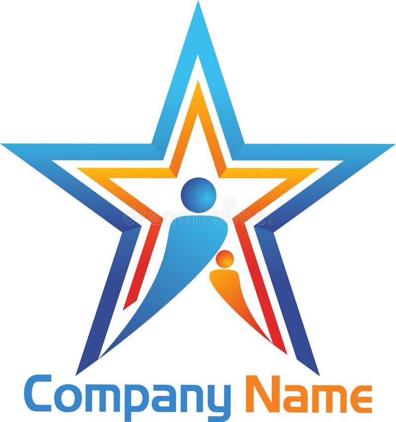 Star logo stock vector. Illustration of abstract, design - 26683375