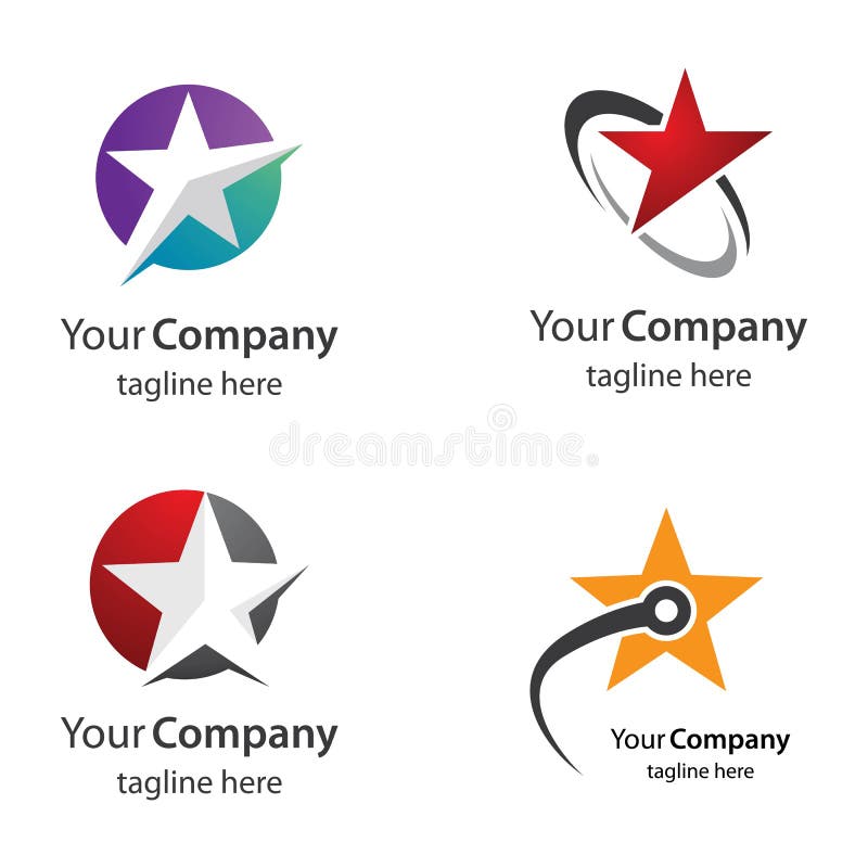 Star logo images stock vector. Illustration of bright - 197642736